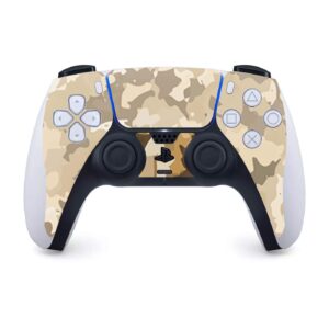 ITS A Skin Skins Compatible with Sony Playstation 5 Console Disc Edition - Protective Decal Overlay Stickers wrap Cover - Brown Desert Camo Camouflage