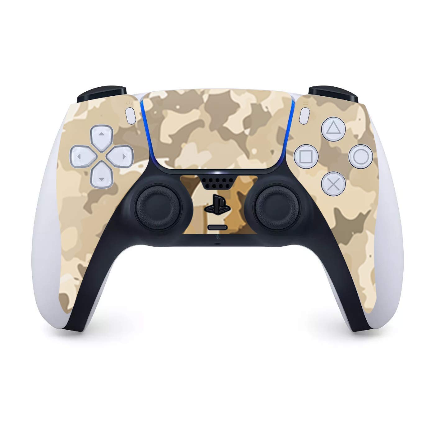 ITS A Skin Skins Compatible with Sony Playstation 5 Console Disc Edition - Protective Decal Overlay Stickers wrap Cover - Brown Desert Camo Camouflage