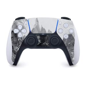 ITS A Skin Skins Compatible with Sony Playstation 5 Console Disc Edition - Protective Decal Overlay Stickers wrap Cover - Angry Wolf Growling Mountains