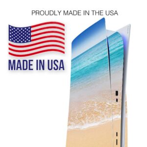 ITS A Skin Skins Compatible with Sony Playstation 5 Console Disc Edition - Protective Decal Overlay Stickers wrap Cover - Bahamas Beach