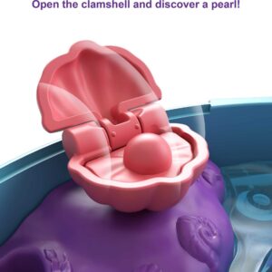 Polly Pocket Compact Playset, Dolphin Beach with Micro Polly, Mermaid Doll & Accessories, Travel Toys with Surprise Reveals