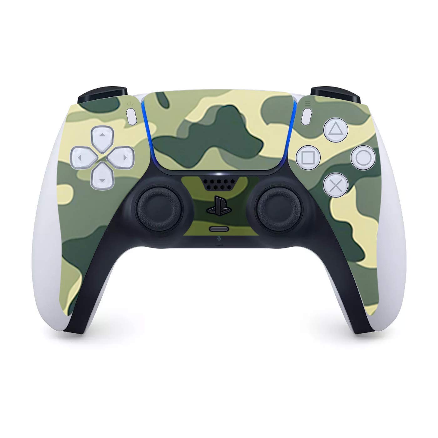 ITS A Skin Skins Compatible with Sony Playstation 5 Console Disc Edition - Protective Decal Overlay Stickers wrap Cover - Green Camo Original Camouflage