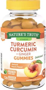 nature's truth turmeric gummies, 120 count