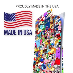 ITS A Skin Skins Compatible with Sony Playstation 5 Console Disc Edition - Protective Decal Overlay Stickers wrap Cover - Sticker Collage