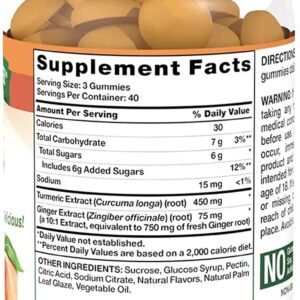 Nature's Truth Turmeric Gummies, 120 Count