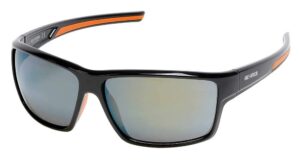 harley-davidson men's modern rectangular sunglasses, black, 65-13-130