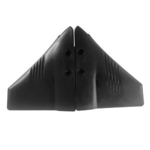 HS001 Dorsal-Fin Style Hydrofoil Stabilizer For outboard Motors Drive 5-150hp With Durable UV-Resistant Molded Black Plastic Material wings and SS316 Bolts ;