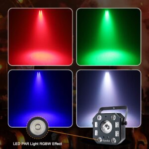 Disco Light DJ Lights, Eyeshot 5 in 1 Stage Light with Magic Ball, Led Par Light Pattern Strobe Light with UV Effect, Remote and DMX Control for Stage & DJ Lighting, Wedding Church Disco Party Lights