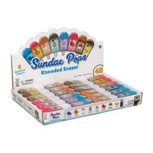 Raymond Geddes Sunday Pops Kneadable Erasers (Pack of 48)