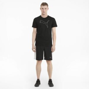 PUMA Men'sPerformance Cat Tee (Available in Big and Tall Sizes), Black, X-Large