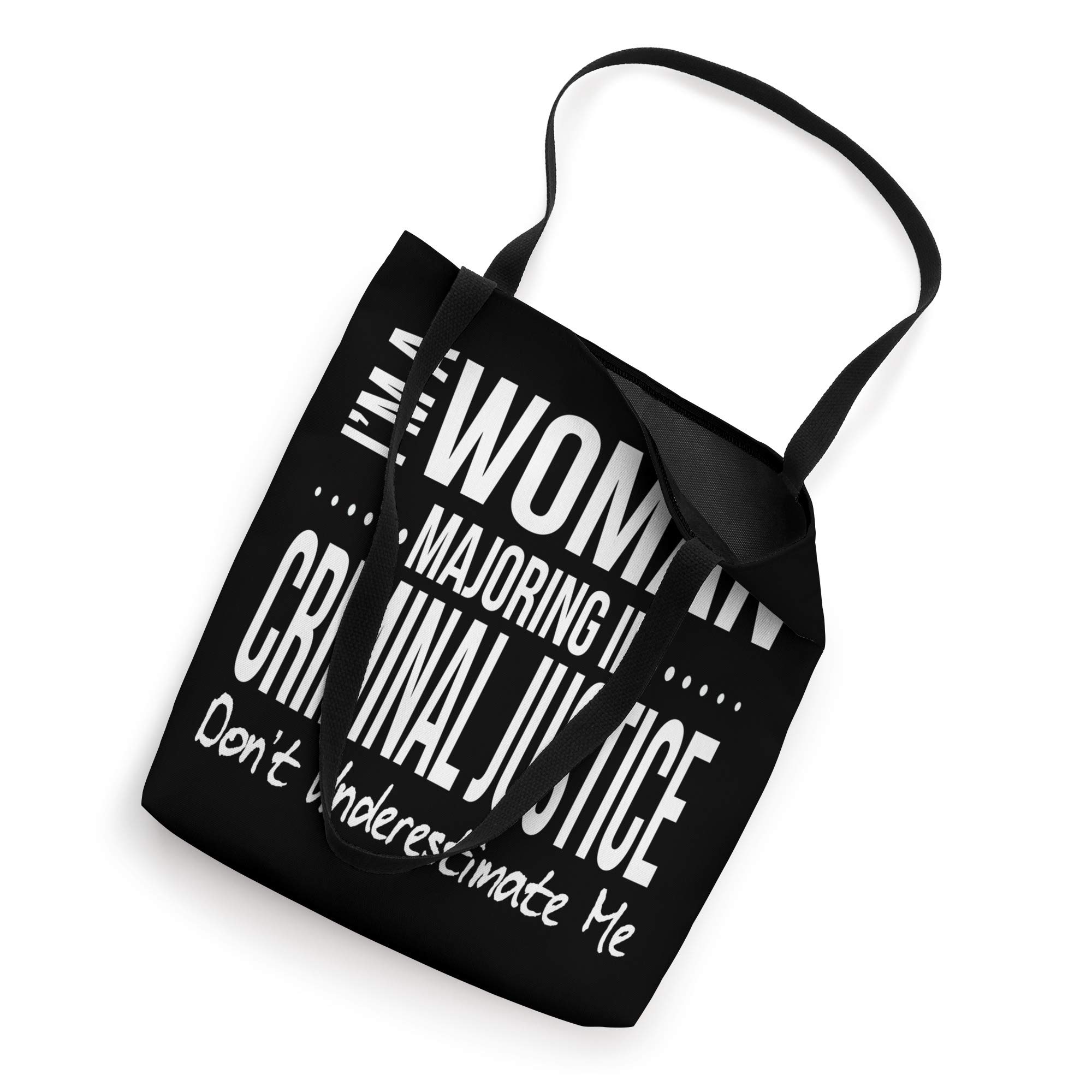 Criminal Justice Major Gift Women Unique Christmas Birthday Tote Bag