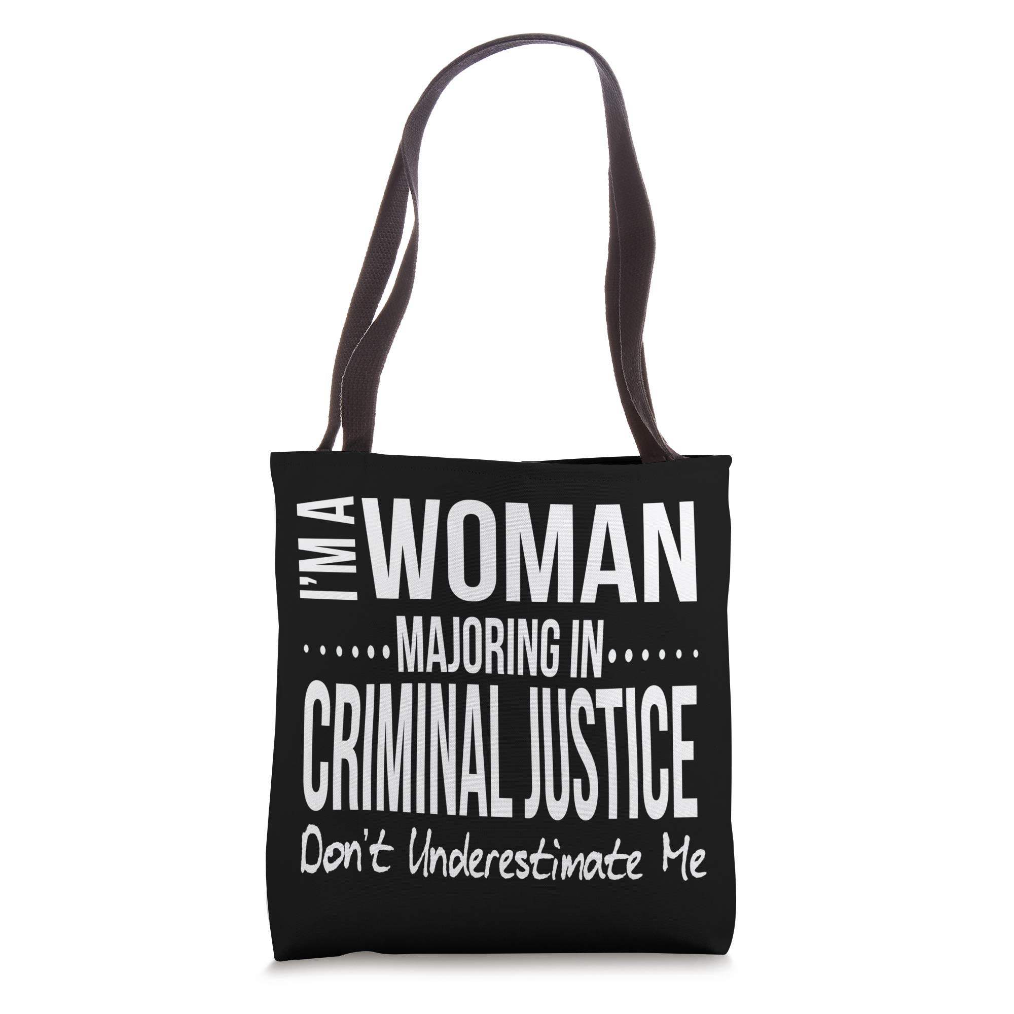 Criminal Justice Major Gift Women Unique Christmas Birthday Tote Bag