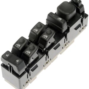 Dorman 901-075 Front Driver Side Master Window Switch Assembly - 8 Button Compatible with Select Cadillac / Chevrolet / GMC Models