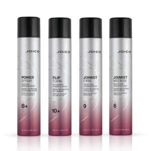 Joico Flip Turn Volumizing Finishing Spray | For Most Hair Types | Humidity Protection | Hold Level 10+ | Protect Against Pollution & Harmful UV | Paraben & Sulfate Free | 72 Hour Hold | 300mL