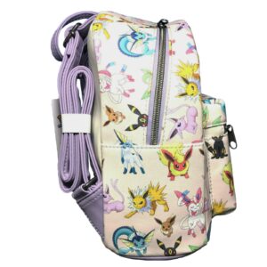 Eevee & Eeveelutions Watercolor Mini Backpack Shoulder Bag Purse