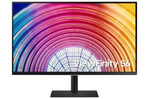 samsung 32 inches s60a series qhd (2560x1440) computer monitor, 75hz, hdmi, display port, hdr10 (1 billion colors), height adjustable stand, tuv-certified intelligent eye care (ls32a600nwnxgo)