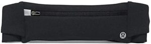 lululemon fast and free run belt (black, size s/m)