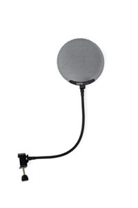 gator frameworks metal screen pop filter with 12.4-inch gooseneck (gfw-popfilter-mtl)