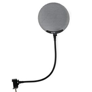 Gator Frameworks Metal Screen Pop Filter with 12.4-Inch Gooseneck (GFW-POPFILTER-MTL)