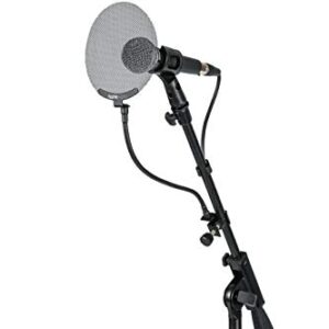 Gator Frameworks Metal Screen Pop Filter with 12.4-Inch Gooseneck (GFW-POPFILTER-MTL)