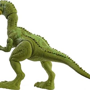 Mattel Jurassic World Dinosaur Action Figure Masiakasaurus, Fierce Force Dino Toy with Single Strike Feature, Posable Joints