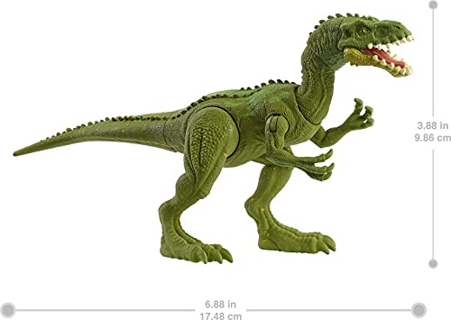 Mattel Jurassic World Dinosaur Action Figure Masiakasaurus, Fierce Force Dino Toy with Single Strike Feature, Posable Joints