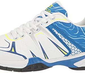 ACACIA DINKSHOT II Pickleball Shoes, White/Royal, 9.5 Women/8 Men