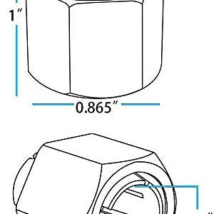 19693 1/2 inch Router Collet Compatible with for Bosch 2610906284 Hitachi 325-199, 323-421 326286-03