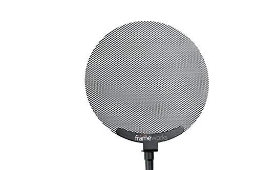 Gator Frameworks Metal Screen Pop Filter with 12.4-Inch Gooseneck (GFW-POPFILTER-MTL)