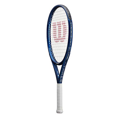 Wilson Triad Three Unstrung Performance Tennis Racket - Grip Size 3-4 3/8"