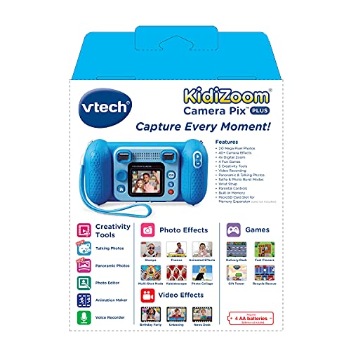 VTech KidiZoom Camera Pix Plus, Blue