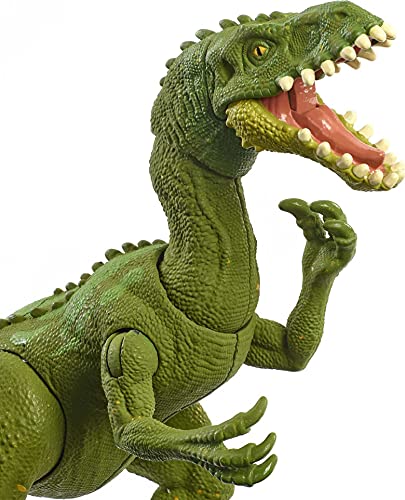 Mattel Jurassic World Dinosaur Action Figure Masiakasaurus, Fierce Force Dino Toy with Single Strike Feature, Posable Joints