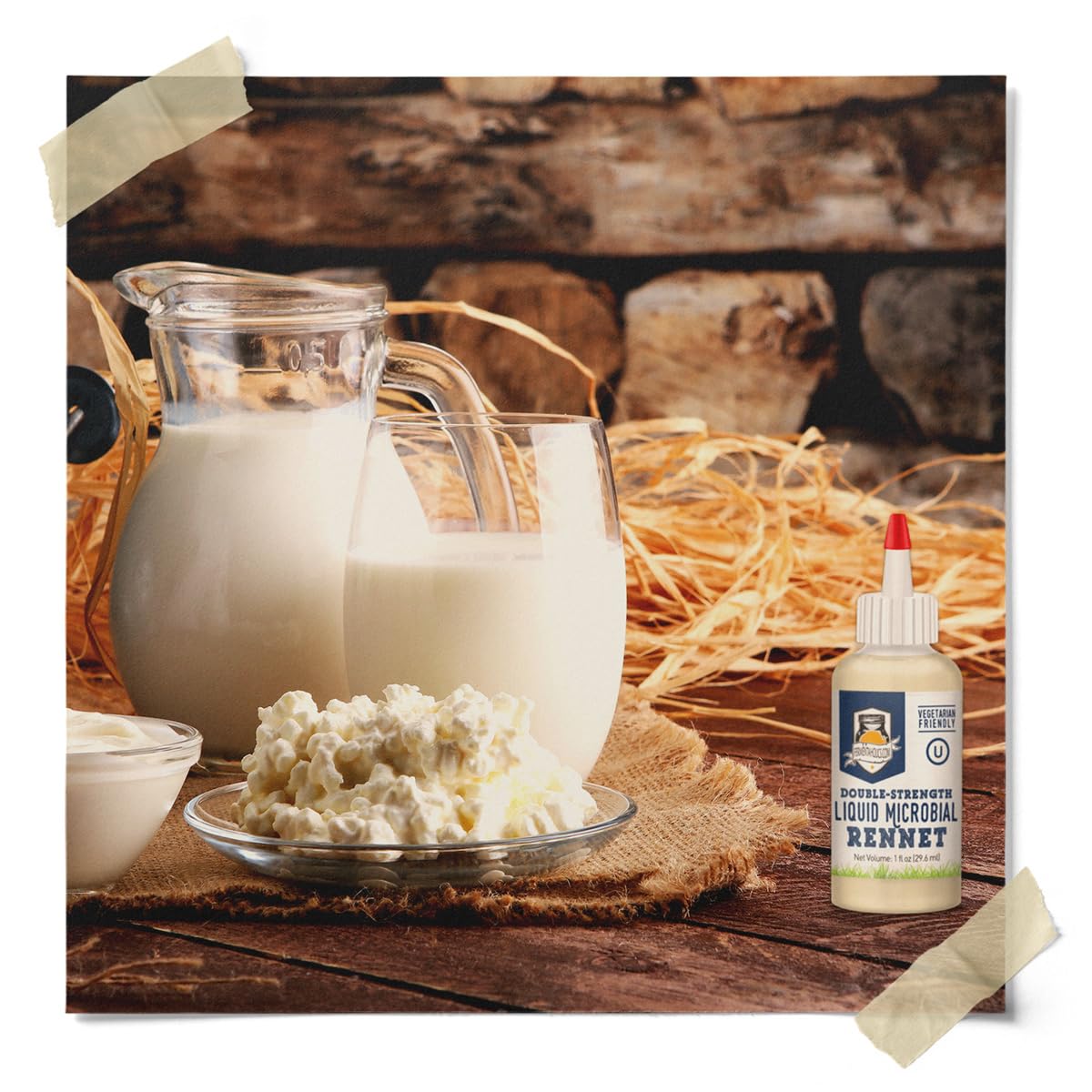 Liquid Microbial Rennet For Cheese Making | Vegetarian | Milk Coagulant | Make Cheese At Home Including Vegan Cheese |