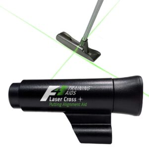 proactive sports | f4 laser cross golf putting alignment training aid | attaches to putter shaft for proper clubface and target alignment | golf swing trainer for perfect putting practice