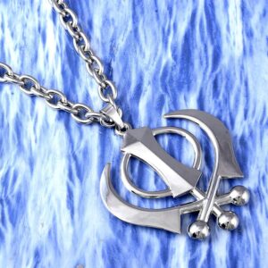 Bro Mart Sikh Sardar Punjabi Khalsa Khanda Chain Locket for Men and Women