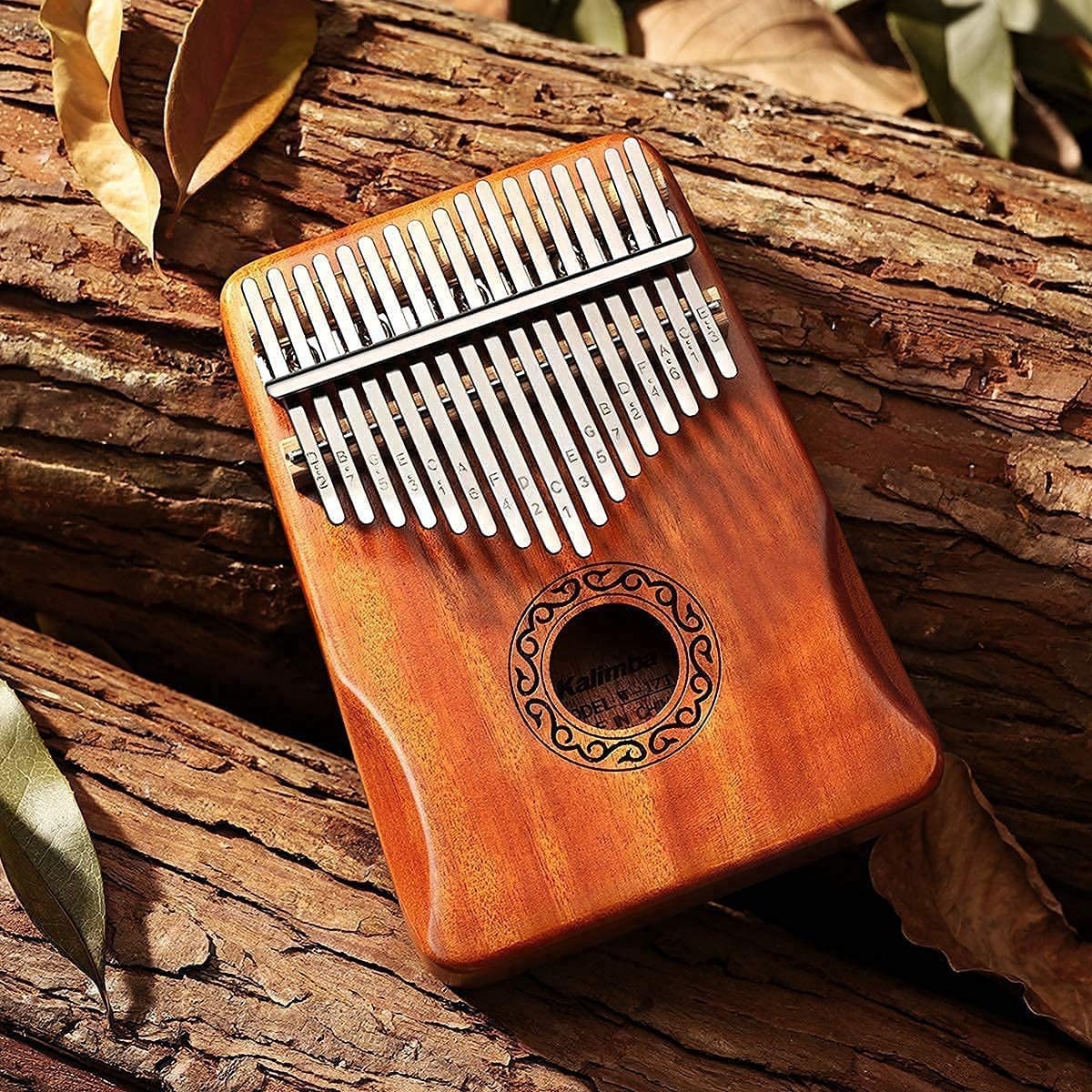 MIFOGE Kalimba Thumb Piano 17 Keys And MIFOGE Ocarina 12 Hole Tones Alto C with Gift Wrapping