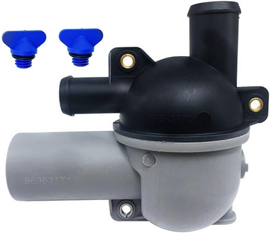 AnyLikely 863631T1 Water Housing Assy Distributor for Mercury MerCruiser Stern Drives 4.3 5.0 5.7 6.2L V6 V8 Engines with Manual Drain Plugs Black 863802T2 863444T2