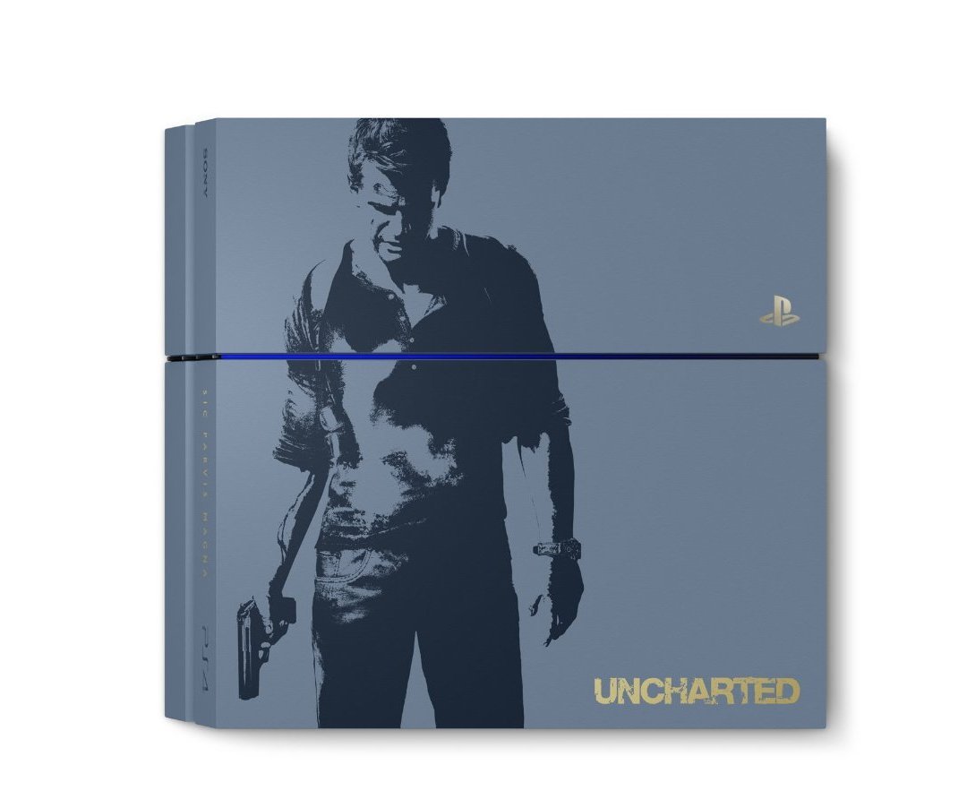 PlayStation 4 500GB Console - Uncharted 4 Limited Edition Bundle [Discontinued] (Renewed)