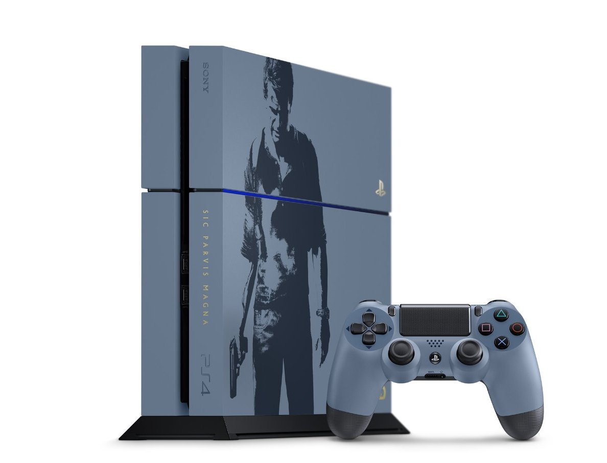 PlayStation 4 500GB Console - Uncharted 4 Limited Edition Bundle [Discontinued] (Renewed)