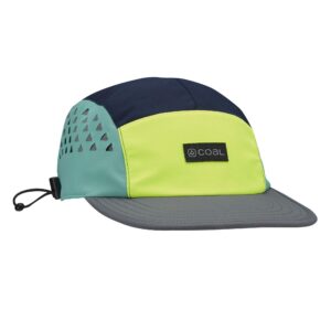 coal provo tech outdoor upf 5-panel cap - neon yellow