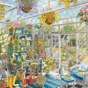 Ravensburger Greenhouse Heaven 300 Piece Large Format Jigsaw Puzzle for Adults - 16786 - Every Piece is Unique, Softclick Technology Means Pieces Fit Together Perfectly