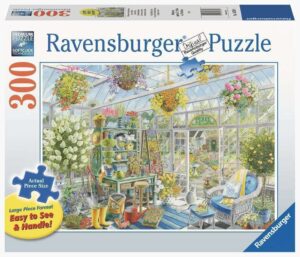 ravensburger greenhouse heaven 300 piece large format jigsaw puzzle for adults - 16786 - every piece is unique, softclick technology means pieces fit together perfectly