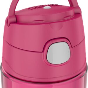 THERMOS FUNTAINER 16 Ounce Plastic Hydration Bottle with Spout, Raspberry