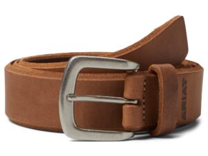 ariat belt beveled edge medium brown 34