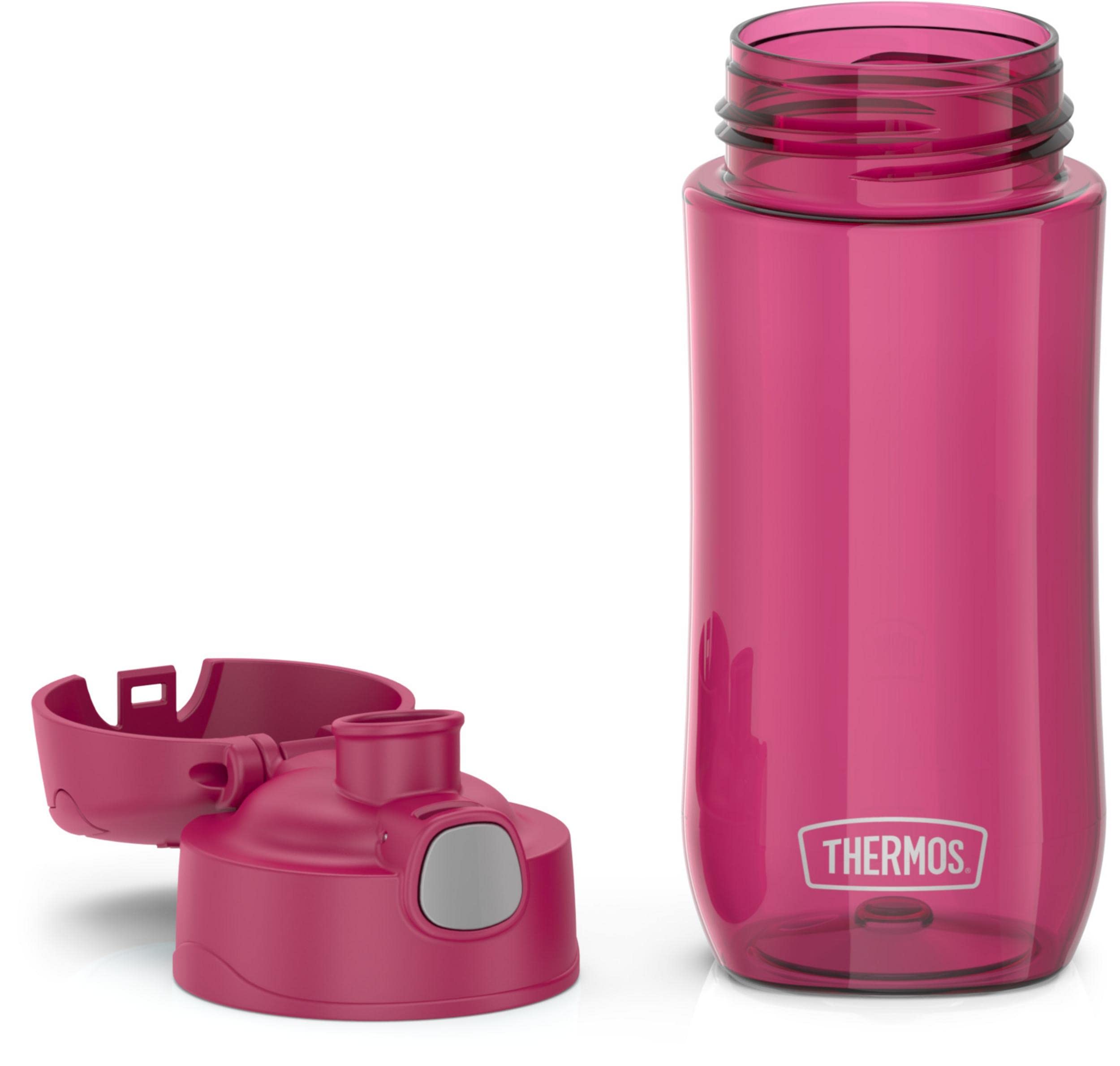 THERMOS FUNTAINER 16 Ounce Plastic Hydration Bottle with Spout, Raspberry