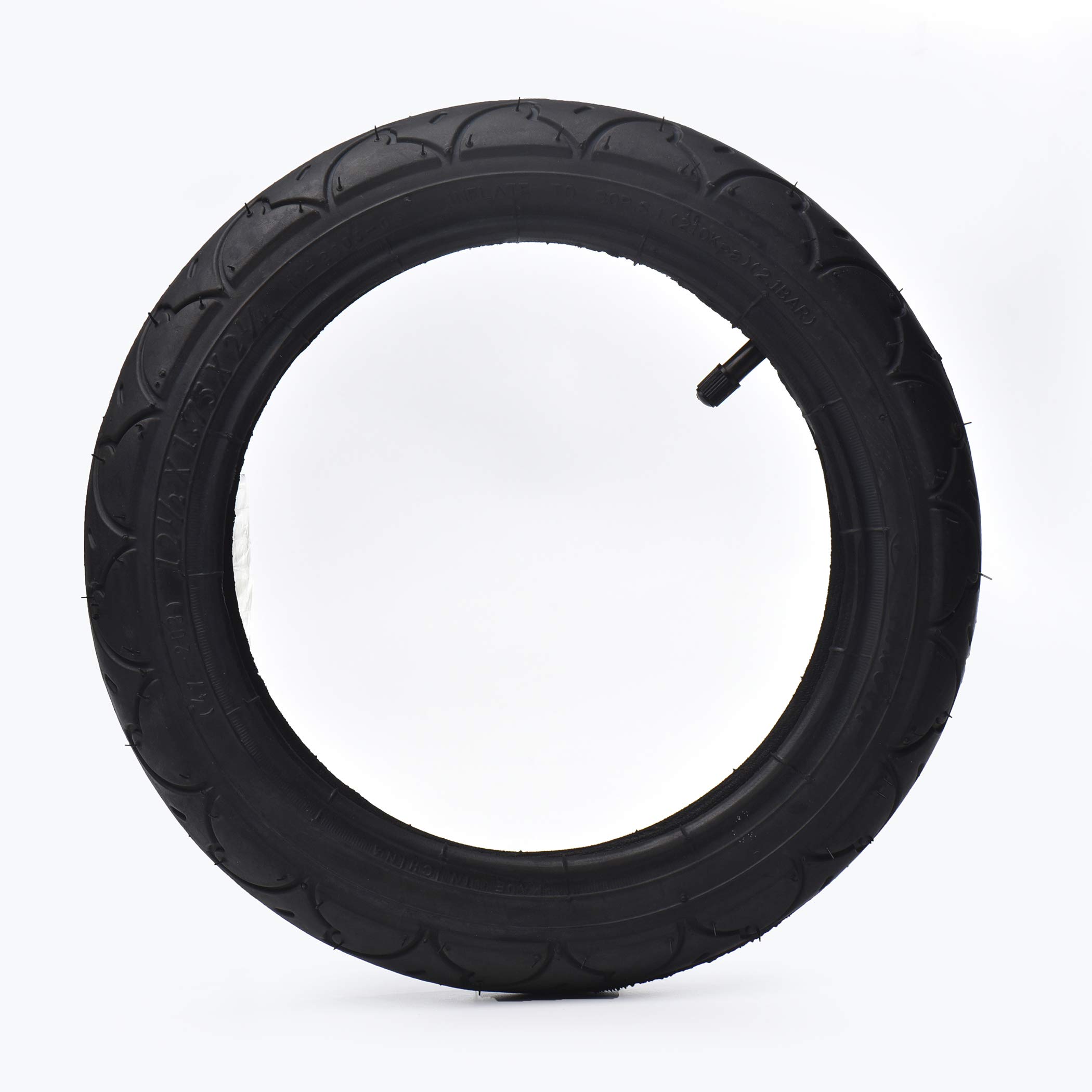 (2 Sets) 12.5” x 2.25 Kids Bike Replacement Tires and Tubes - Compatible with Most 12” Kids Bikes Like RoyalBaby, Schwinn, and Dynacraft - Made from BPA/Latex Free Butyl Rubber