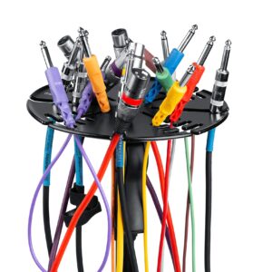 Gator Frameworks Microphone Stand Cable Hanger & Organizer; Prevents Cables from Over-Coiling or Kinking (GFW-CABLEHNGRTRAY)