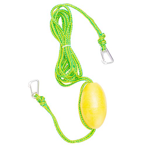 Heavy Duty Float Rope for Kayak Tow Line, Anchor Marker Buoy, Drift Sock Harness, Jet-Ski PWC Boat Accessories Green