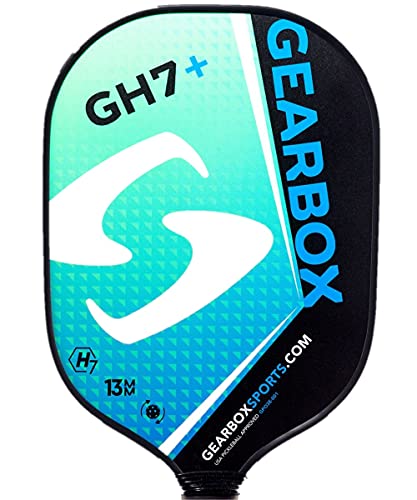 Gearbox GH7+ Pickleball Paddle, Blue/Green