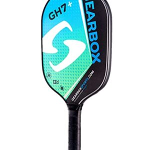 Gearbox GH7+ Pickleball Paddle, Blue/Green